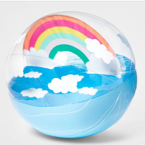 Target | Games | Sun Squad Inflatable Rainbow Beach Ball 75 Inch ...